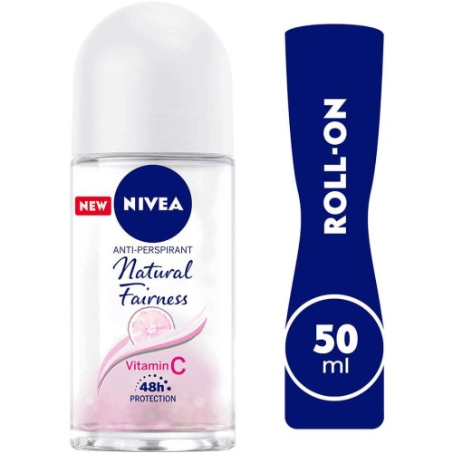 Nivea Deo Roll On Natural Lightening 50 ml | Treatab Saudi beauty platform